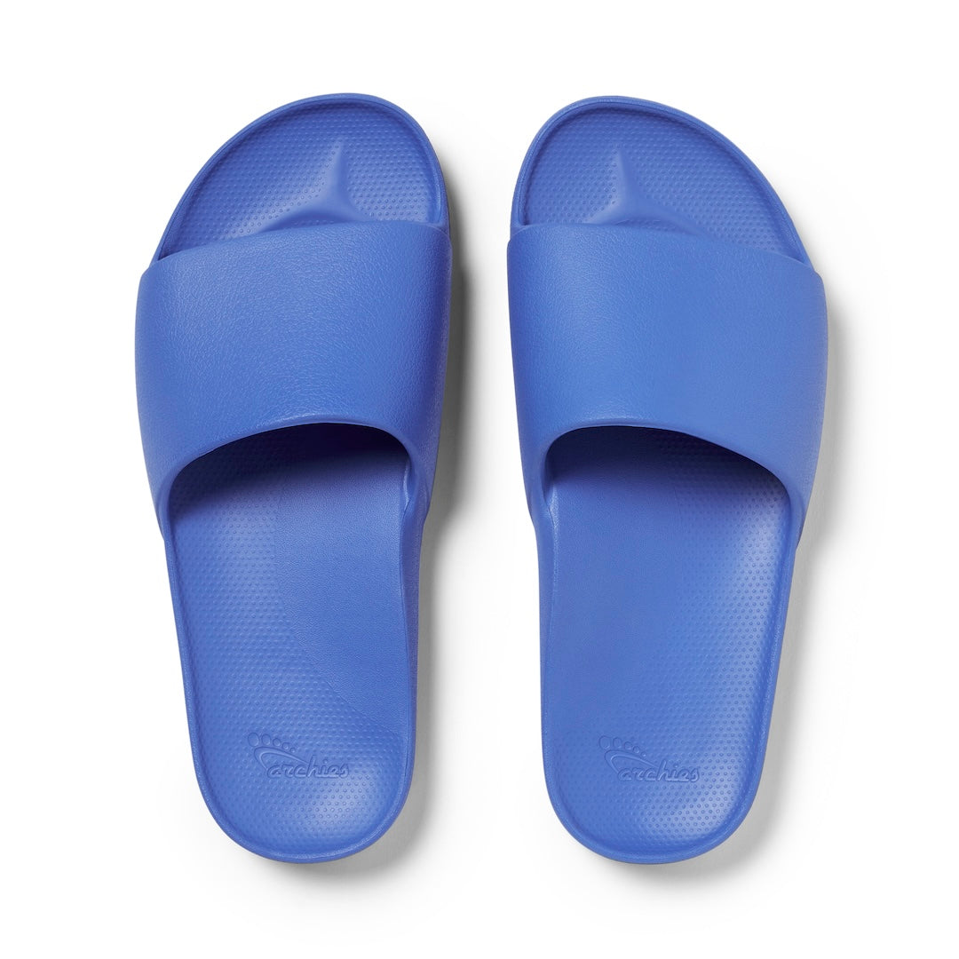Arch Support Slides - Classic - Capri Blue – Archies Footwear Pty Ltd ...